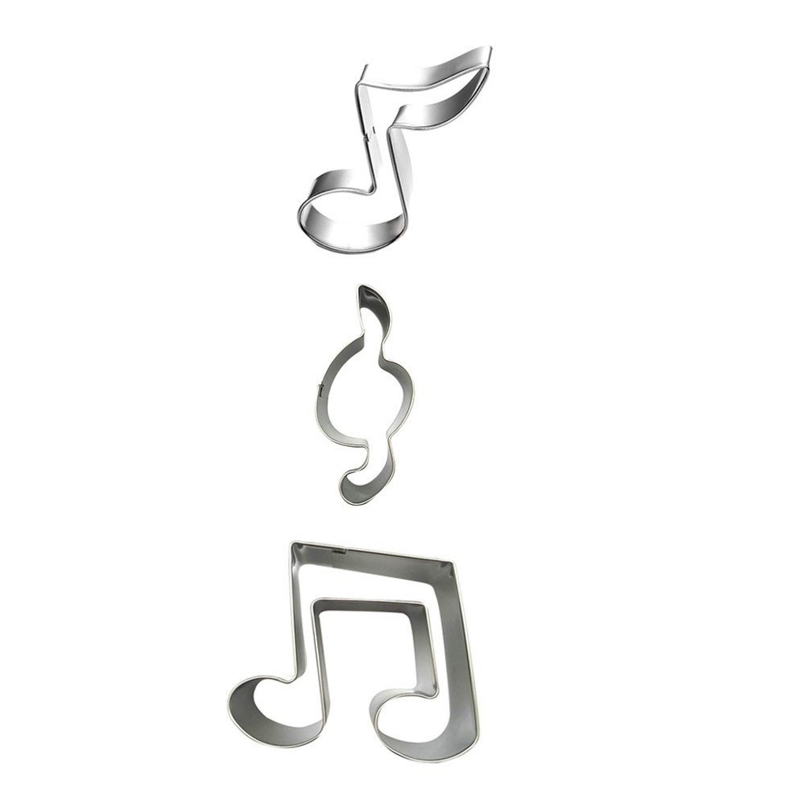 Music Notes Cookie Cutters Stainless Steel Music Cutters | Etsy