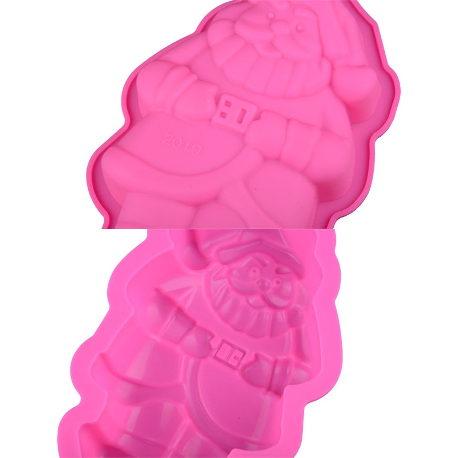 Christmas Santa Claus Shaped Silicone Baking Mold Cake Mold | Etsy