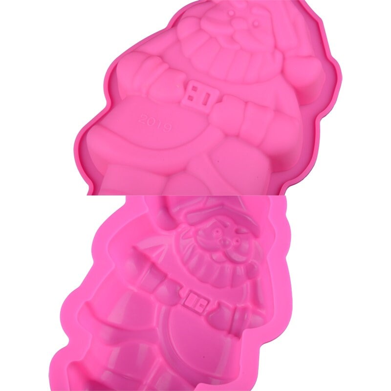 Christmas Santa Claus Shaped Silicone Baking Mold Cake Mold | Etsy