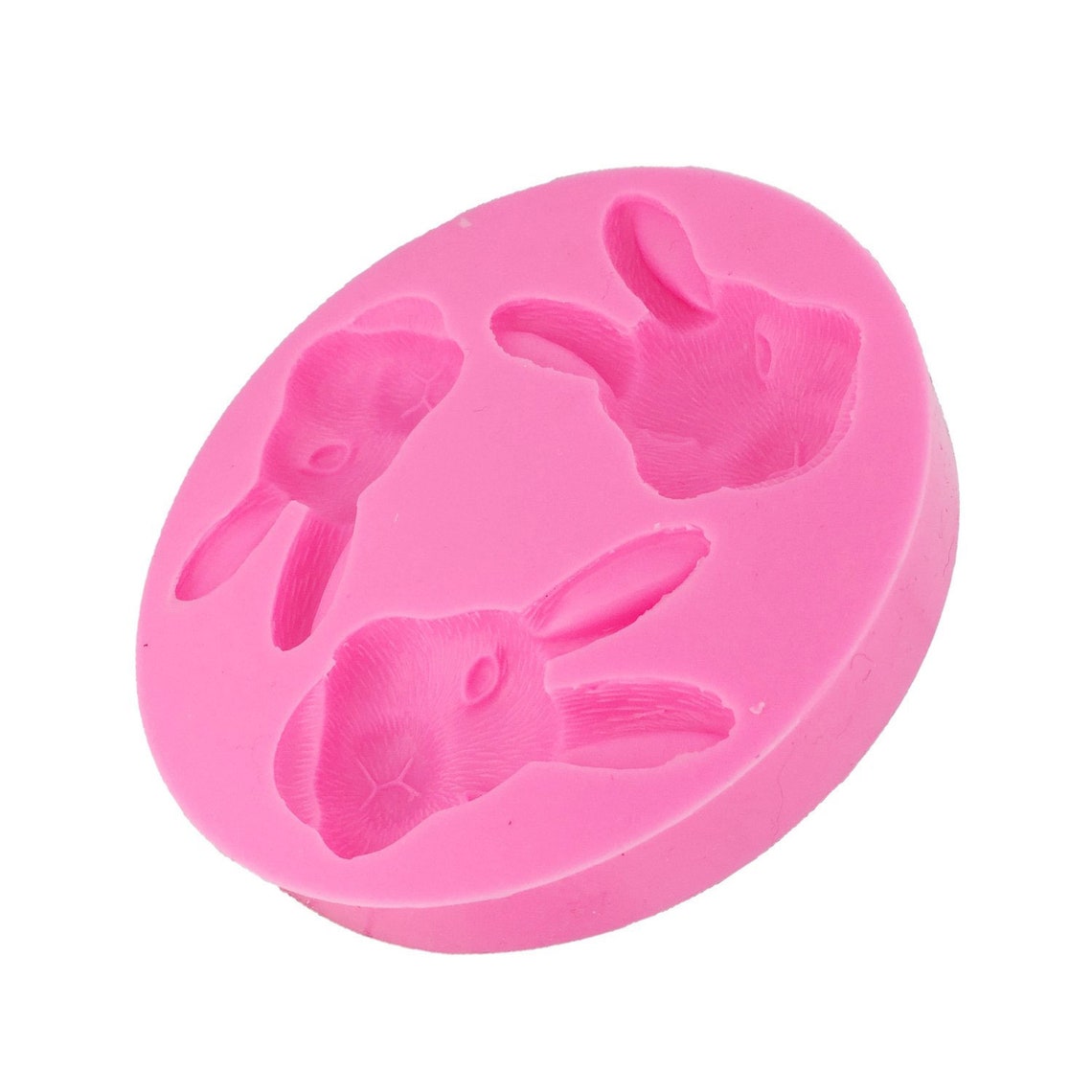 Easter Rabbit Head Silicone Mold Bunny Mold Easter Silicone - Etsy