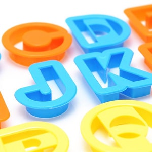 Letter Cutters Fondant Letters Number Cutters Fondant Numbers Cake ...