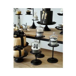 Black Cupcake Stand Wedding Dessert Table Decoration Sweet Table ...