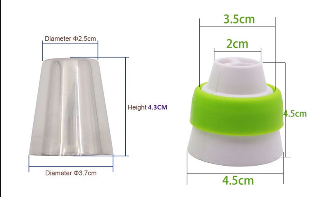 Christmas Icing Nozzles Piping Tips Russia Piping Tips 3 | Etsy