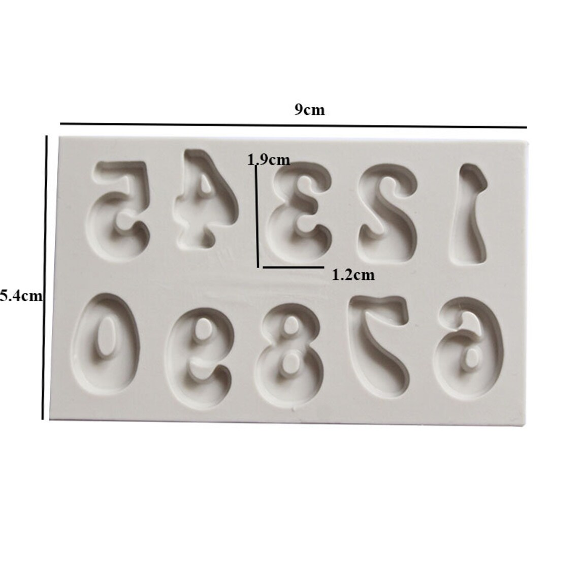 Letters and Numbers Silicone Molds Capital Letters Fondant - Etsy