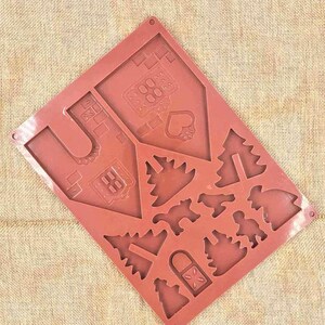 Christmas Gingerbread House Silicone Chocolate Mold Cake Decorating ...