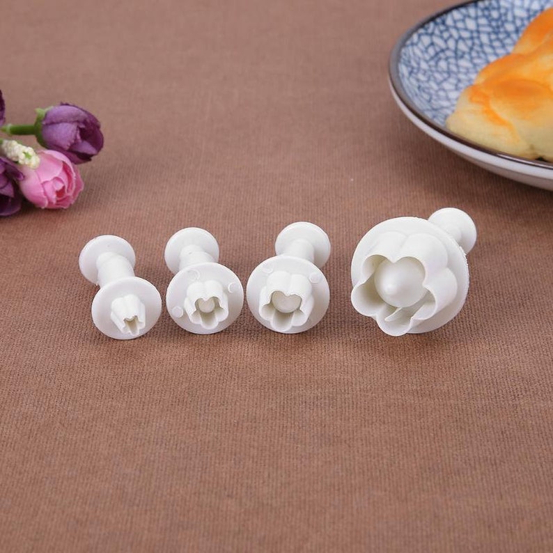 Flower Plunger Cutters Cake Decorating Tools Fondant Cutters | Etsy