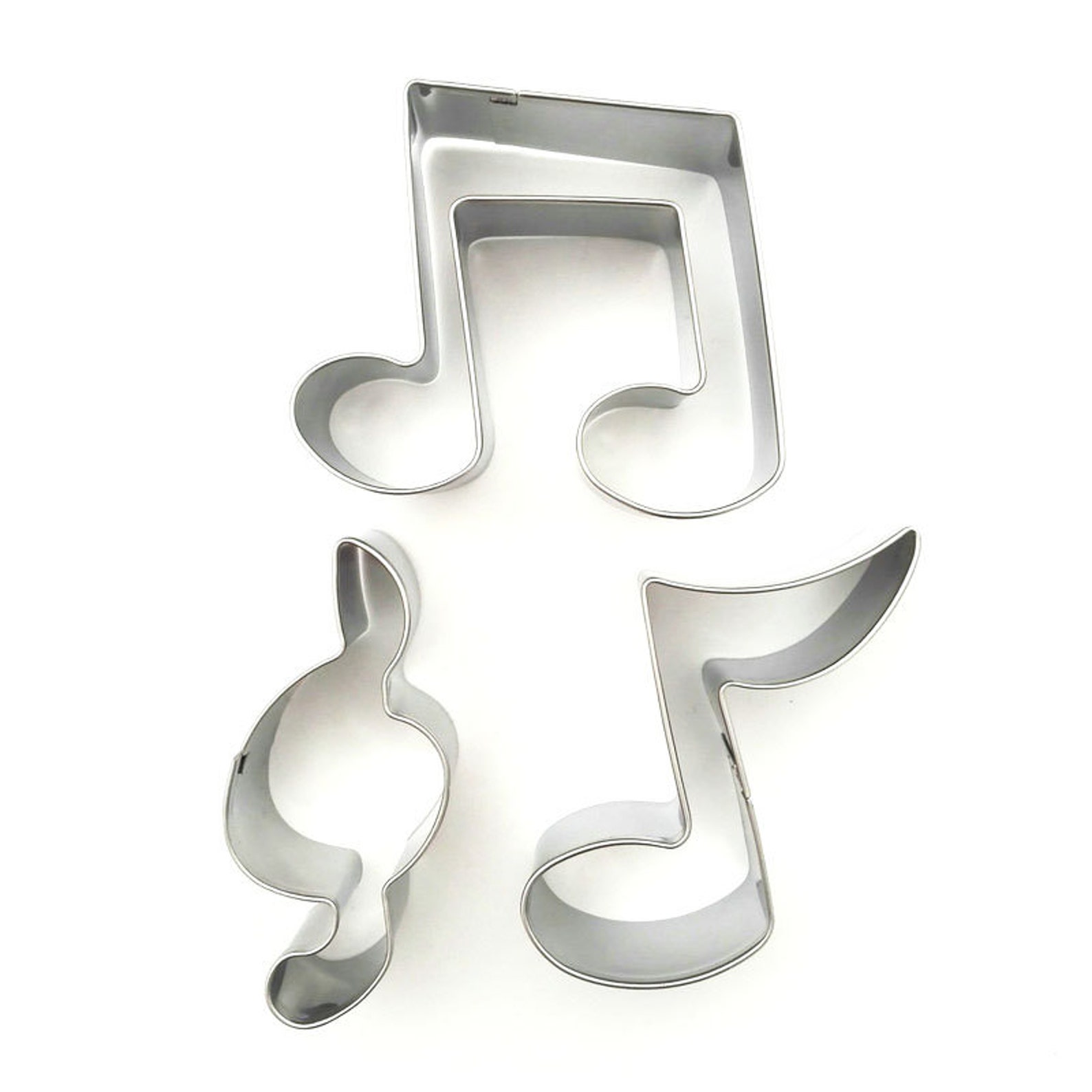 Music Notes Cookie Cutters Stainless Steel Music Cutters | Etsy