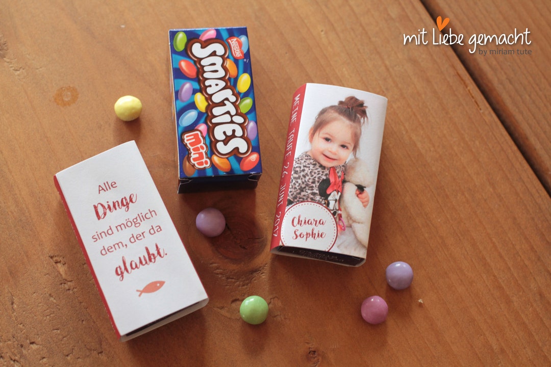 Guest Gift Puller Party/baptism With Photo 10 Pieces - Etsy