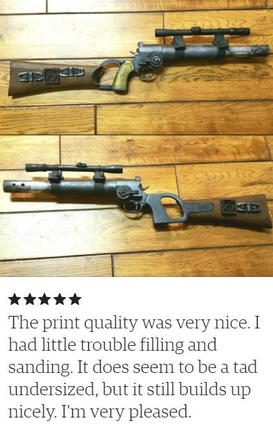 Boba Fett EE3 Blaster 3D Printed Star Wars Prop 3D Print - Etsy