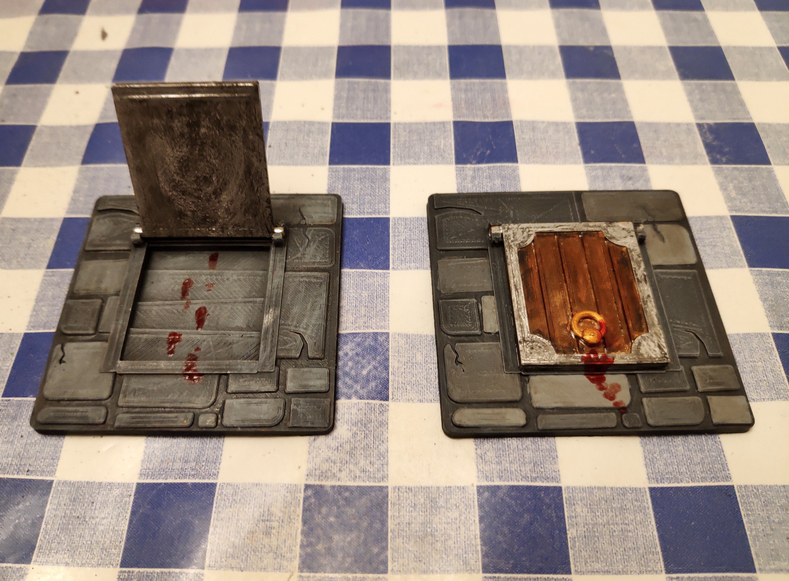 Zombicide Black Plague Green Horde Dungeon Doors set of 4 - Etsy