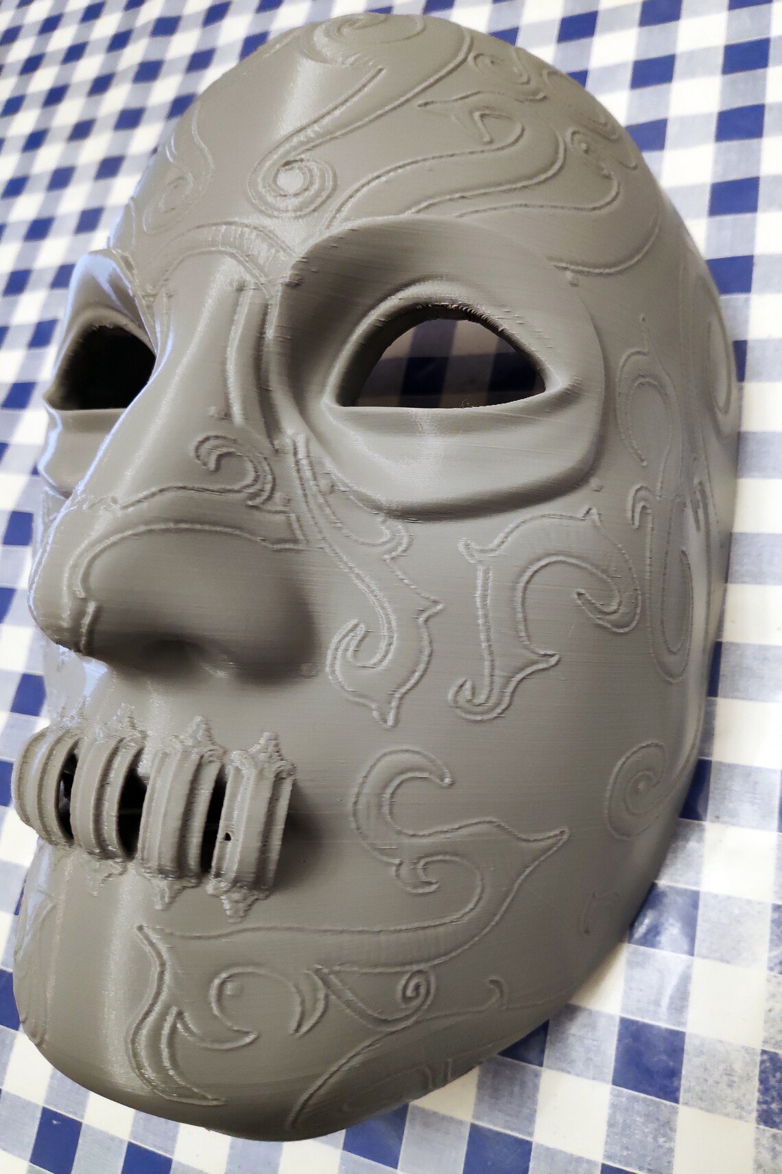 Death Eater Mask 3D Printed Unpainted Wearable 3D Prop | Etsy