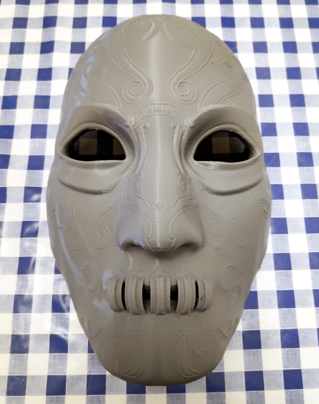 Death Eater Mask 3D Printed | Unpainted | Wearable 3D Prop Cosplay Mask ...