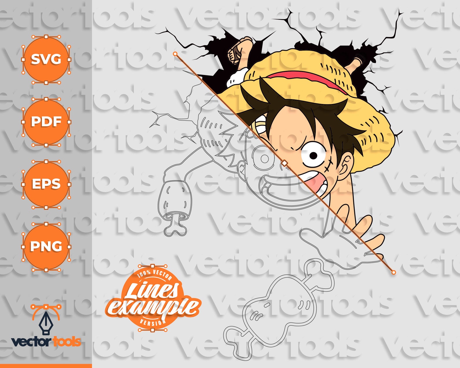 One Piece One Piece Svg Monkey D.Luffy Monkey D. Luffy Svg | Etsy