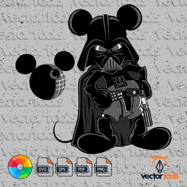 Star Wars SVG Mickey Mouse Darth Vader Mickey Mouse Star | Etsy Star Wars SVG Mickey Mouse Darth Vader Mickey Mouse Star | Etsy