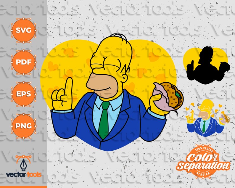 Homer Marge Homer Svg Marge Svg the Simpsons the Simpsons | Etsy