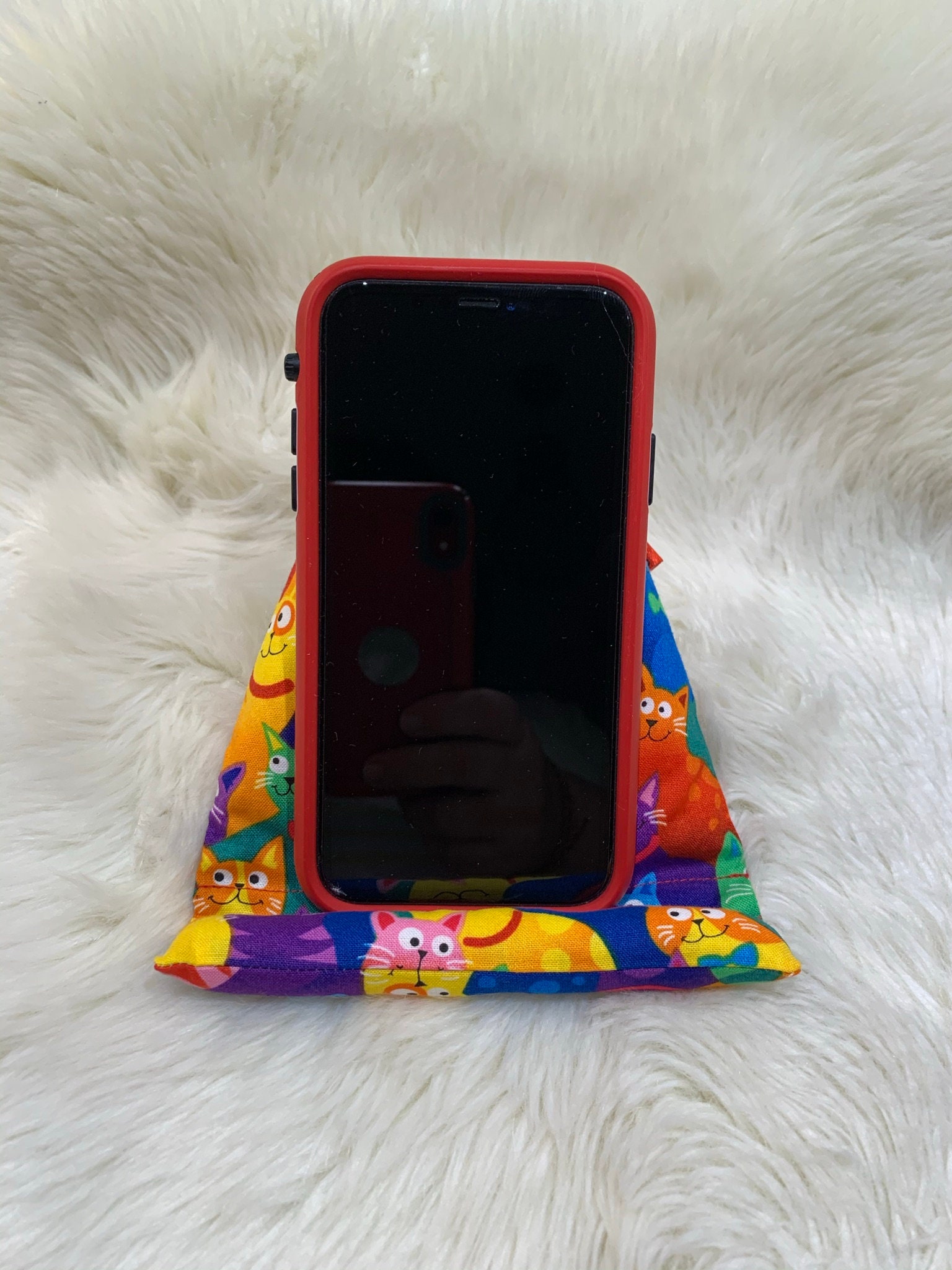 Handykissen / Handysitzsack / Handy-Halter / Sitzsack für Smartphone ...