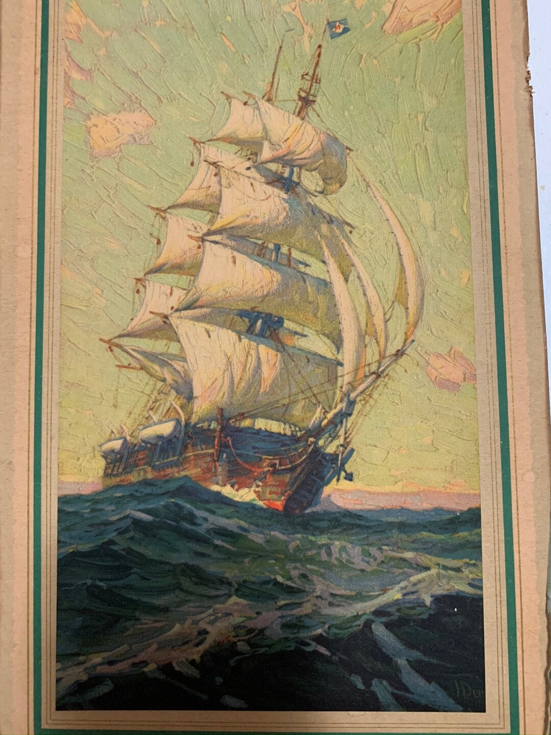 Joe Duncan Gleason rough Waters Print - Etsy