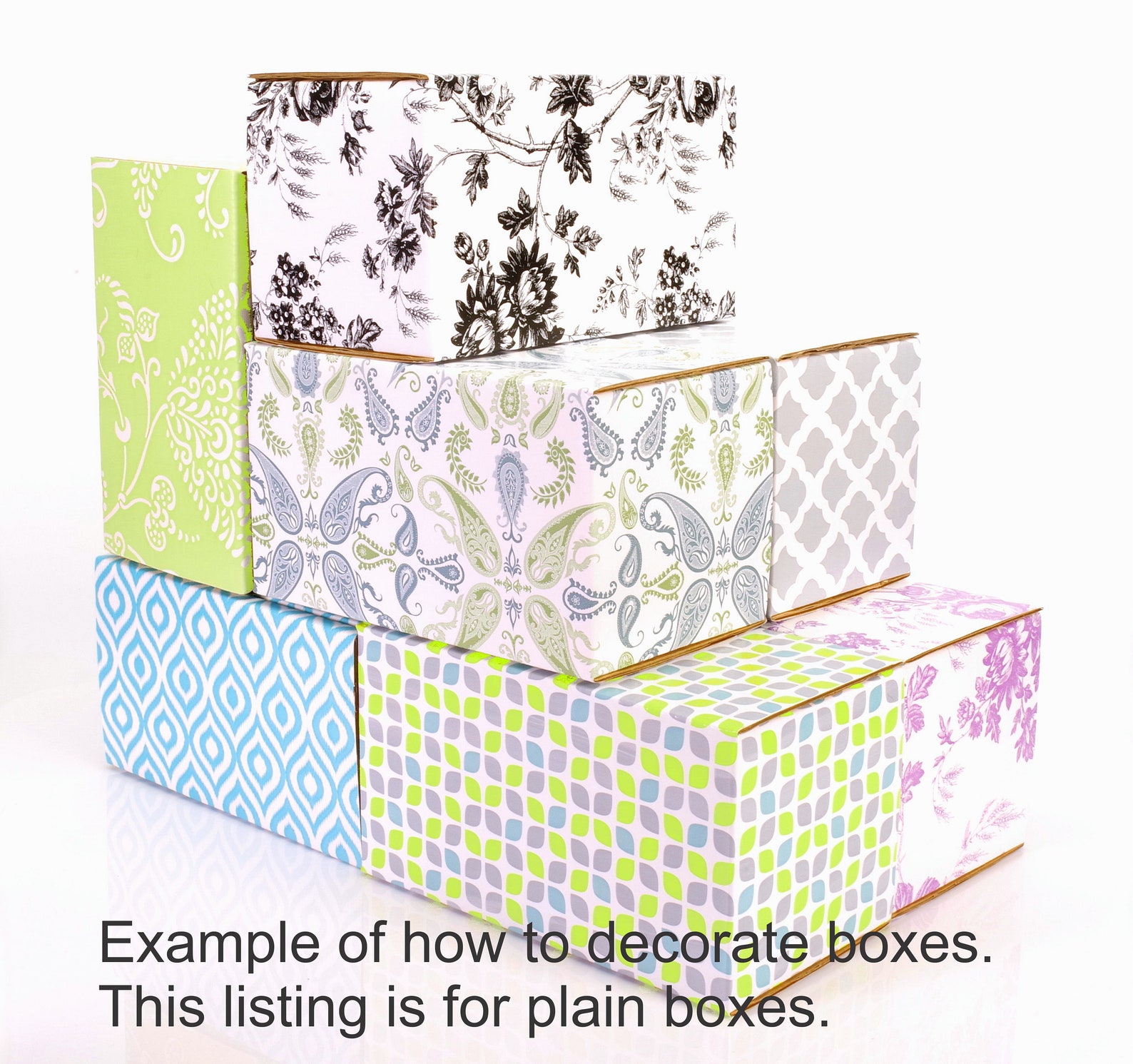 White Tab Lock Mailers - Sized for Medium Flat Rate USPS Boxes - Pack ...