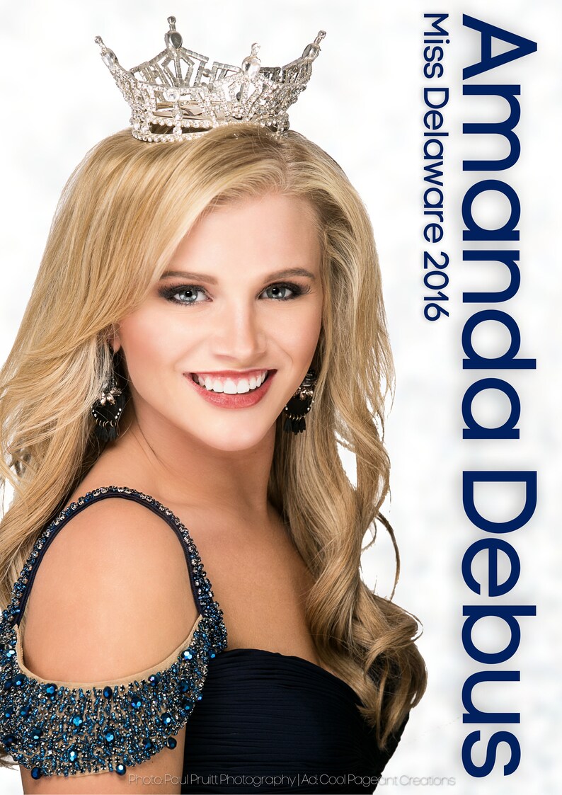 Custom Pageant Ad Page SINGLE IMAGE - Etsy