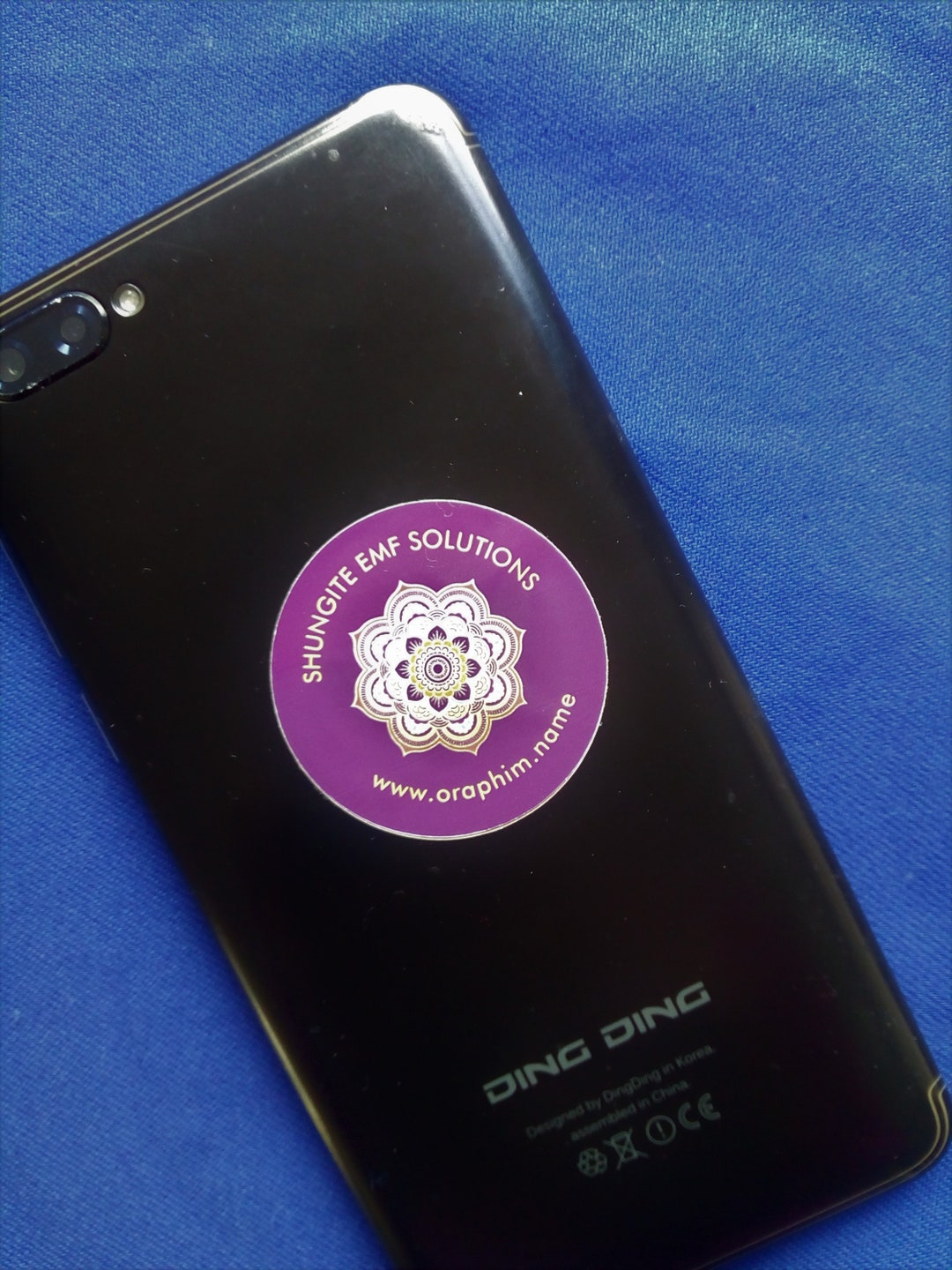 SHUNGITE EMF PROTECTION Stickers Robust Effective Protection ...