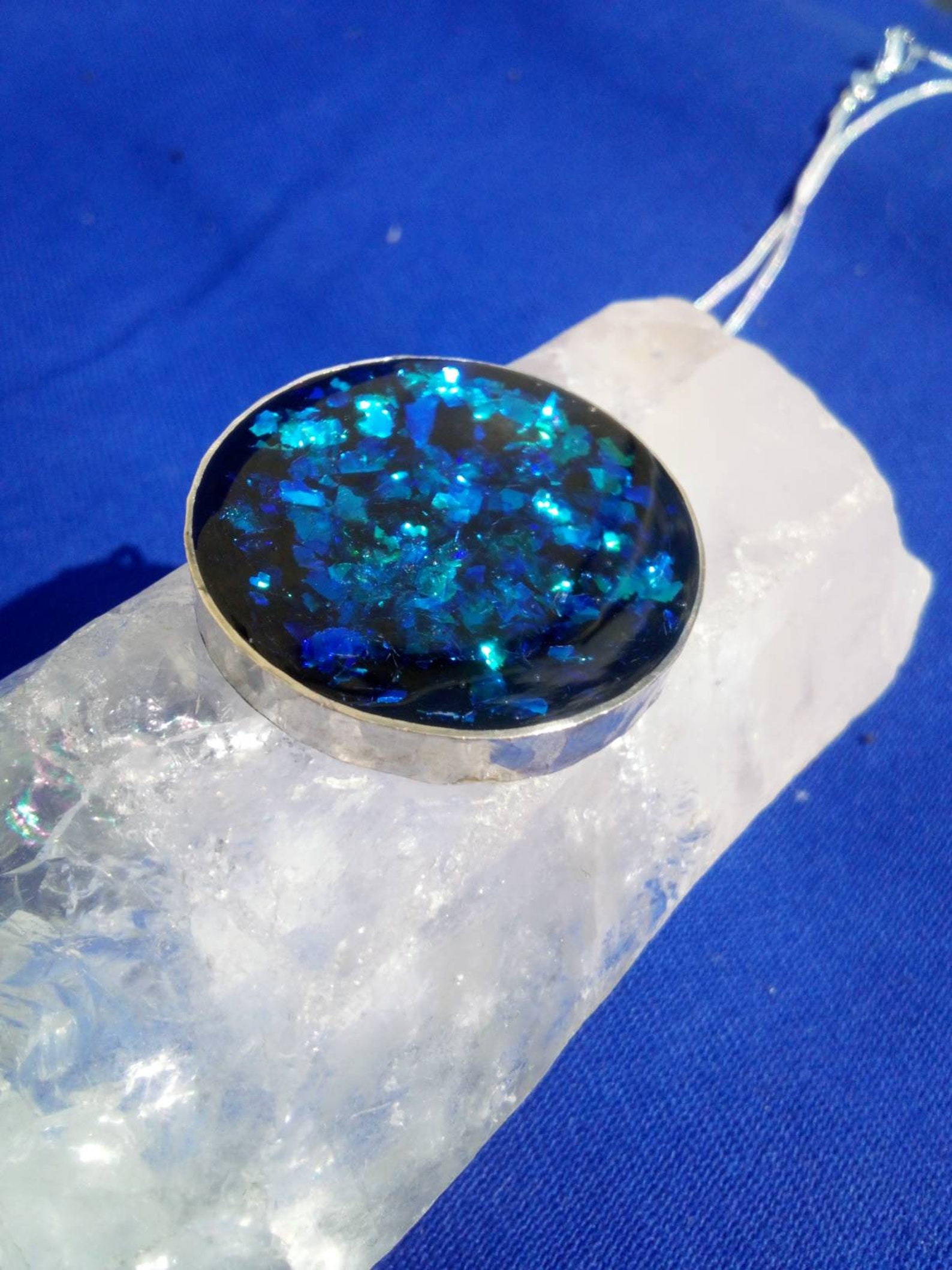 SHUNGITE PENDANT KIT With Stunning Design in a Sterling Silver - Etsy