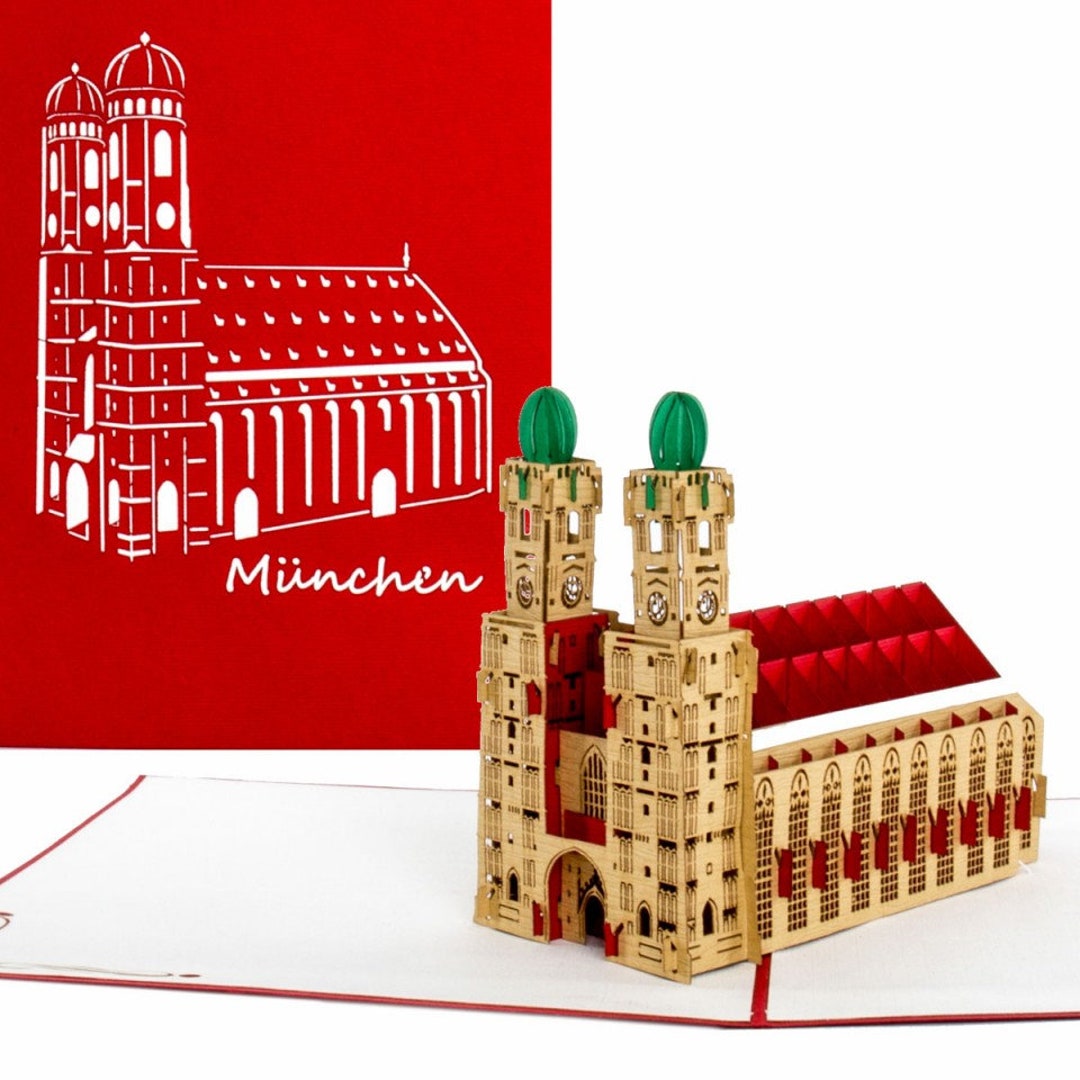 POP UP Map munich 3D Folding Map of the Munich - Etsy