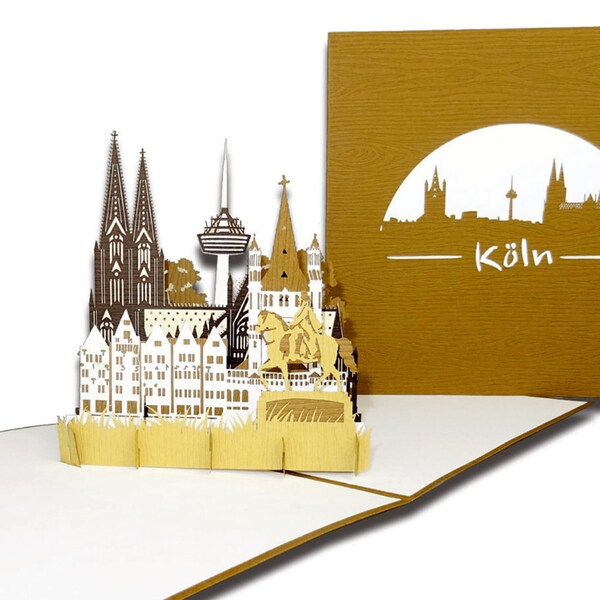 Pop up Map Cologne Cathedral - Etsy