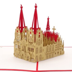 Card "cologne Cathedral" - 3D Pop up Card Cologne Souvenir, Travel ...