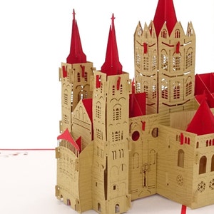 Pop up Card "bonn - Bonner Münster" - 3D Christmas Card, Souvenir ...