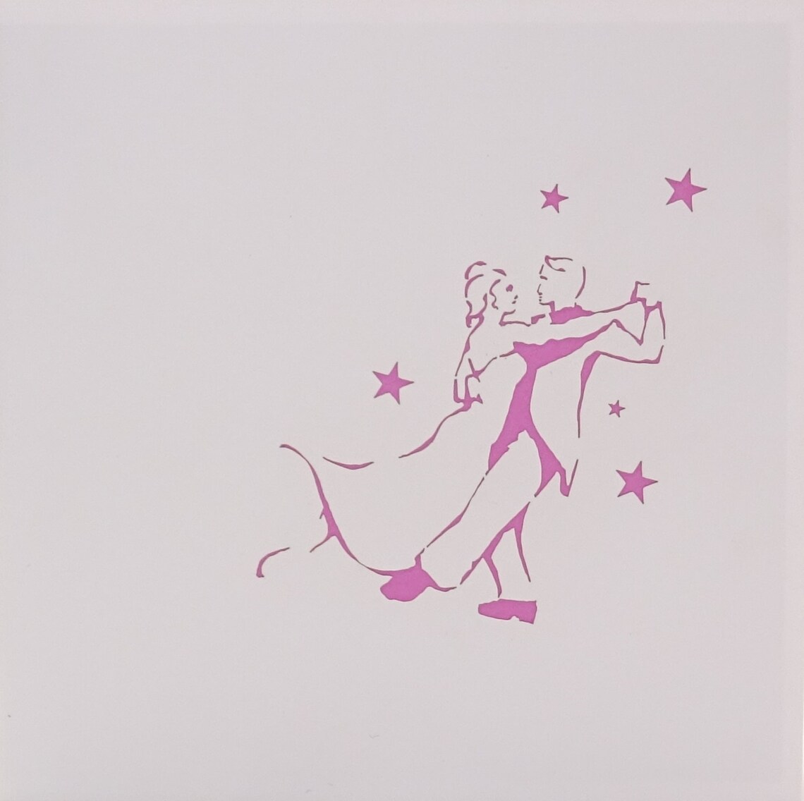 Pop-up Card “dancing Couple” – 3D Invitation & Voucher Dance, Dancing ...