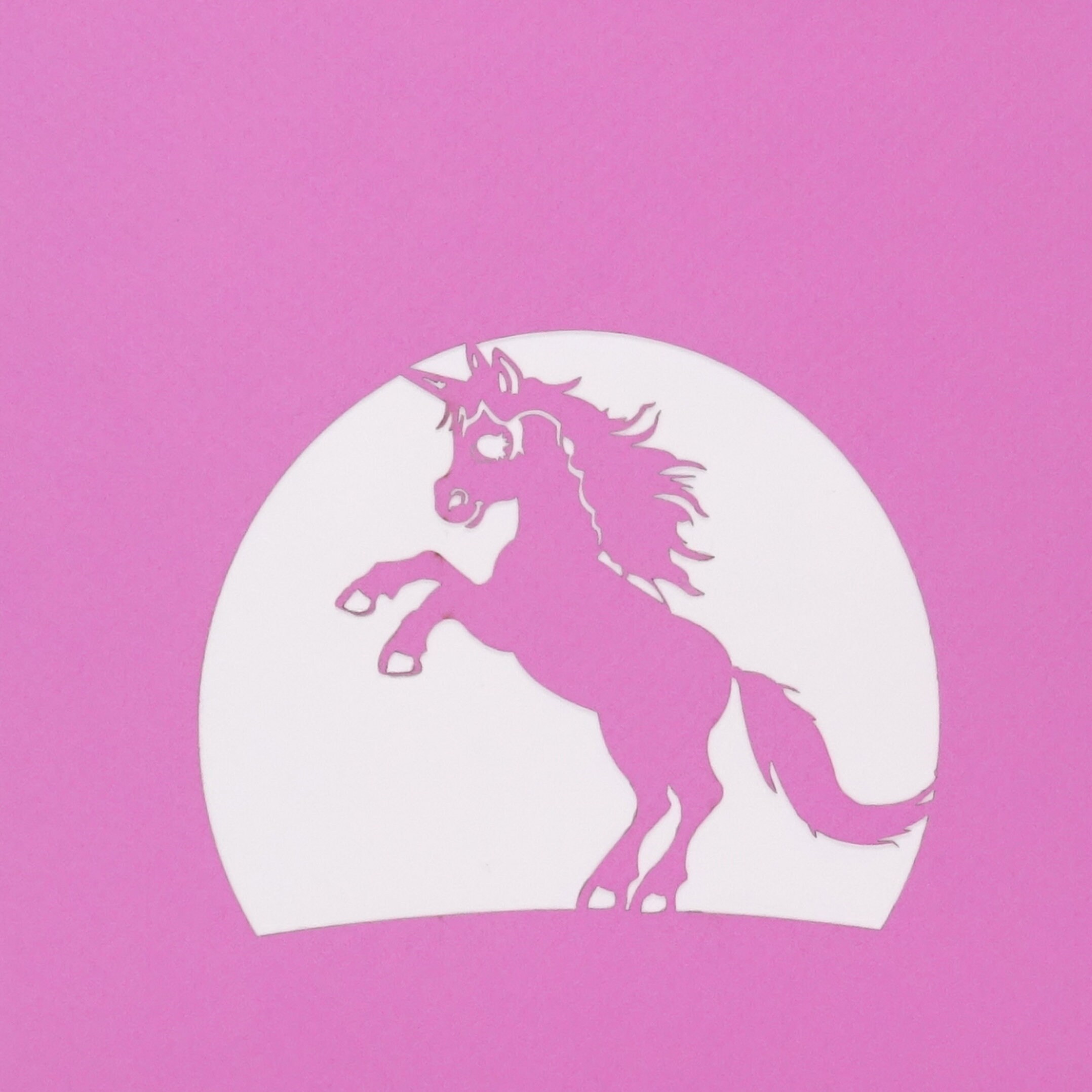 Pop up Card "unicorn" - Unicorn for Birthday - Unicorn & Rainbow - 3D ...