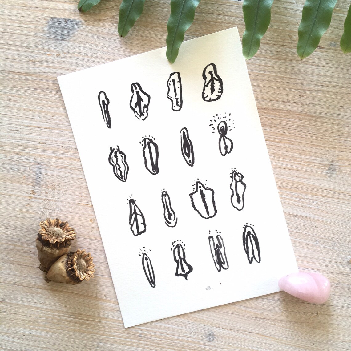 Art Print pudendum femininum Individuum von Raissa Oltmanns | Etsy