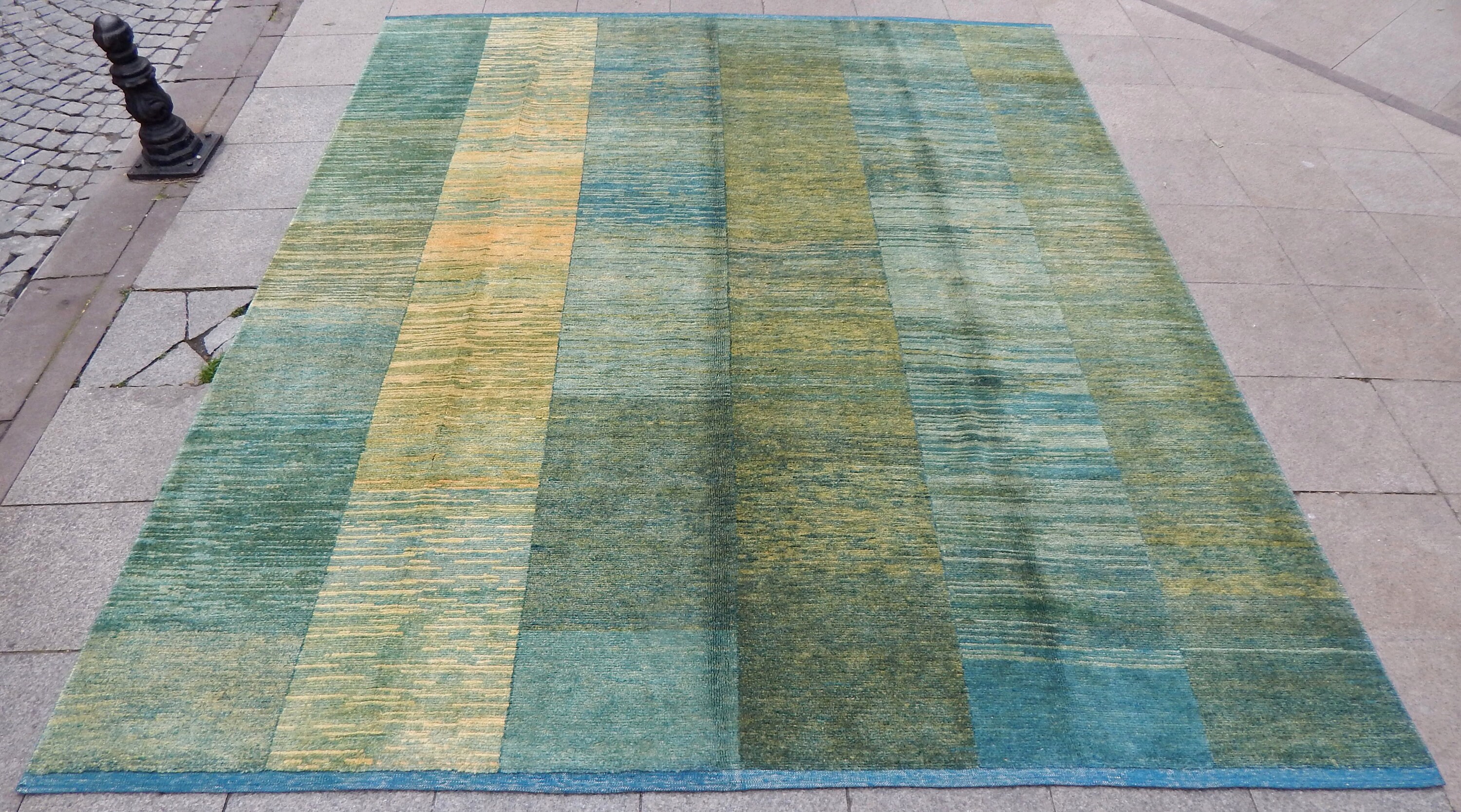 Green Rug Oversized Teal Forest Chartreuse Turquoise Large | Etsy