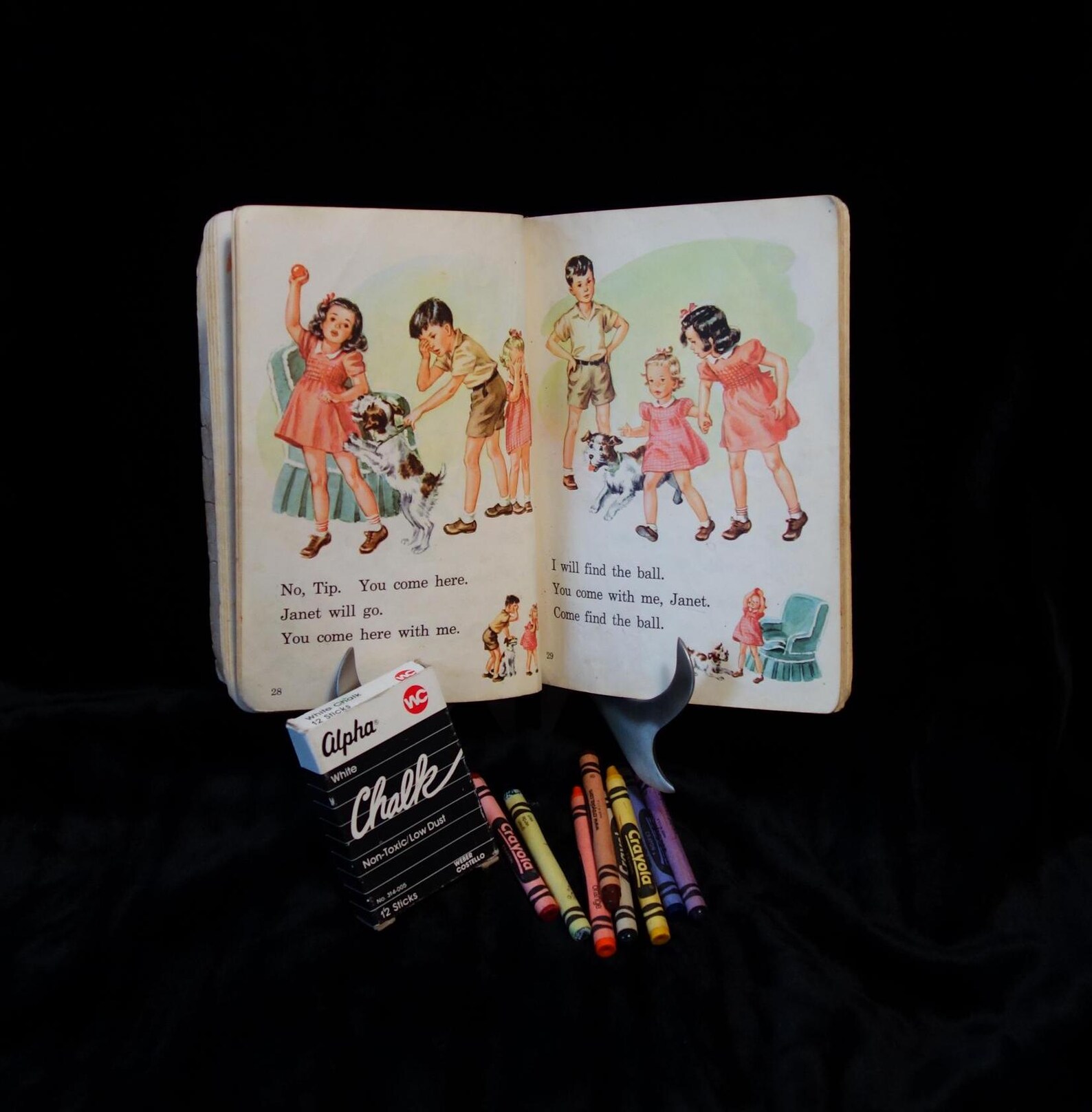 Tip First Reader Houghton Mifflin School Book for Homeschool 1957 ...