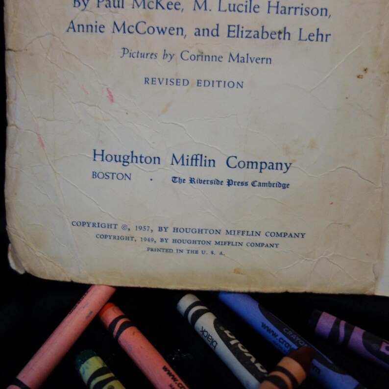 Tip First Reader Houghton Mifflin School Book for Homeschool 1957 ...