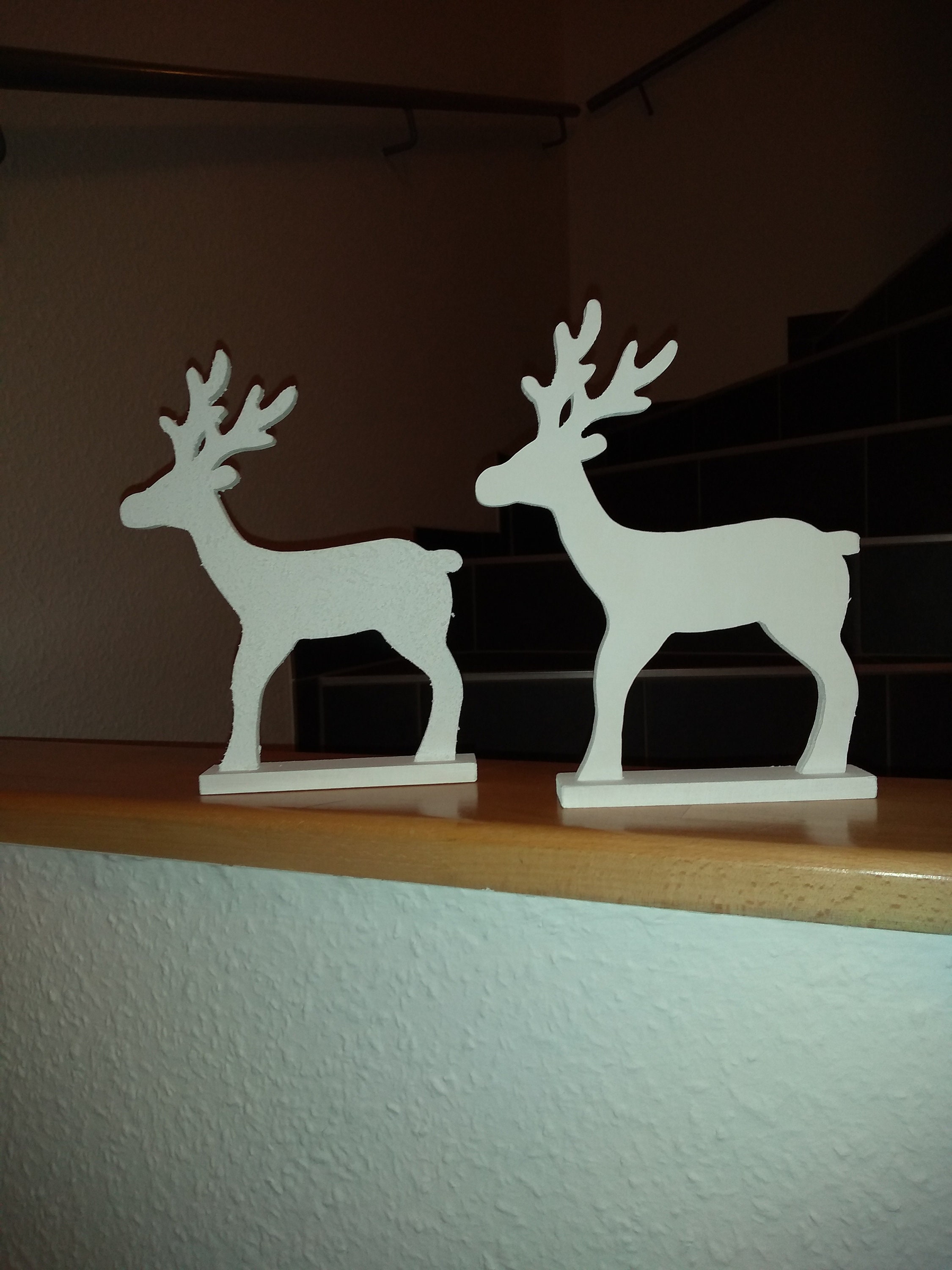 Hirsch aus Holz - Etsy.de