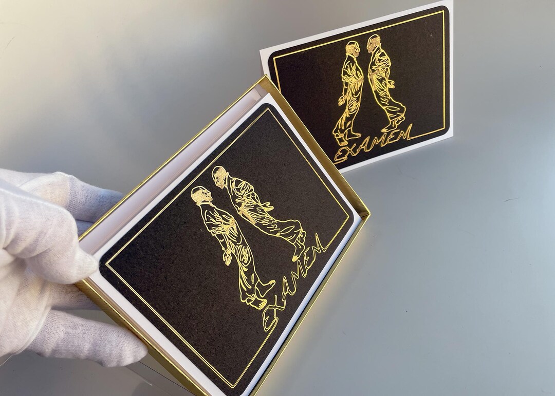 St. Ignatius Examen Card: Gold Foil Catholic Art - Handmade - Etsy