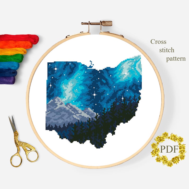 Cross Stitch State - Etsy