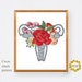 Uterus Modern Cross Stitch Pattern Ovaries Anatomy Counted - Etsy