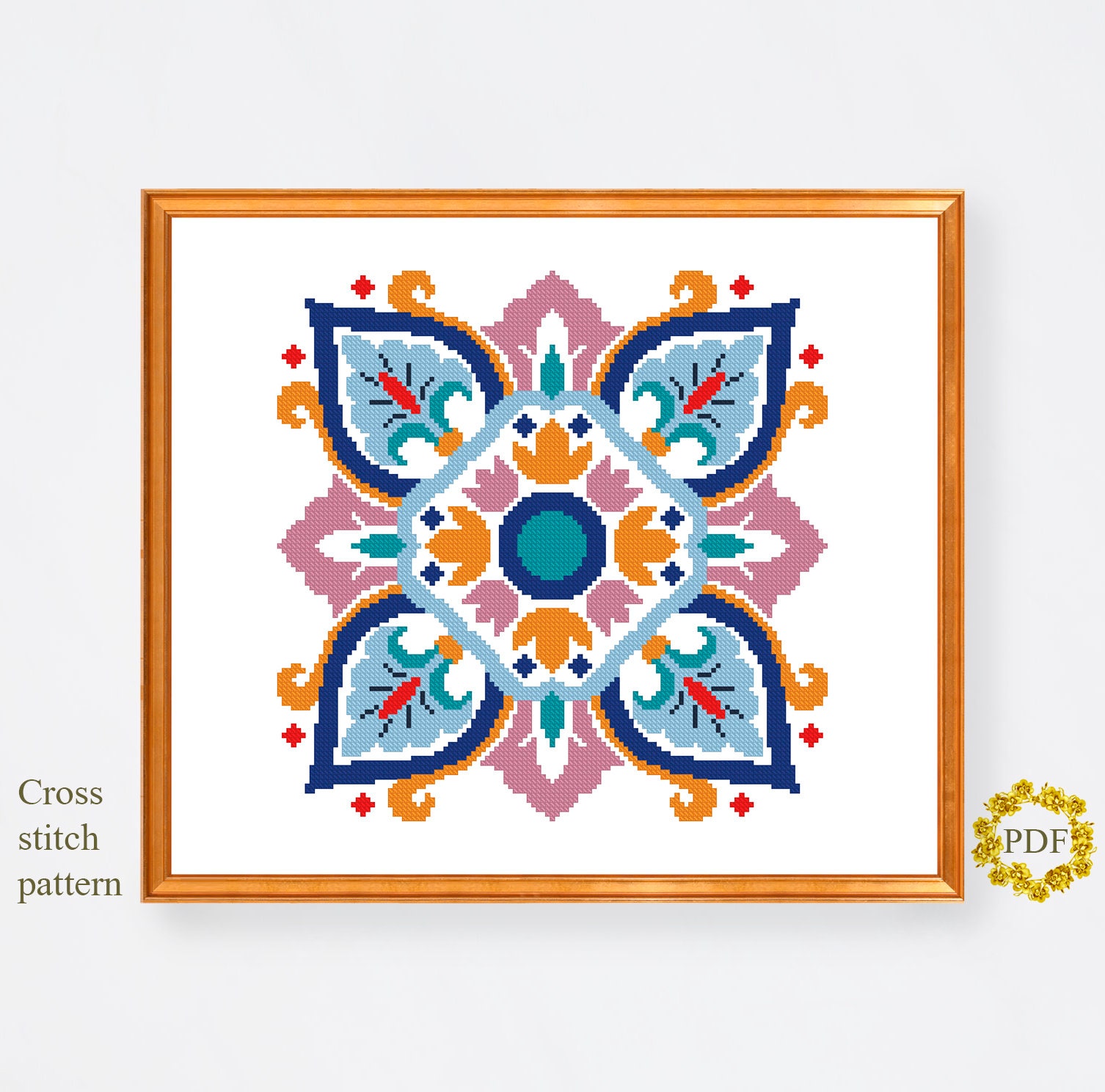 folk-inspired-cross-stitch-pattern-pdf-chart-traditional-art-digital
