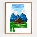 Alabama State Map Modern Cross Stitch Pattern PDF, Landscape USA ...