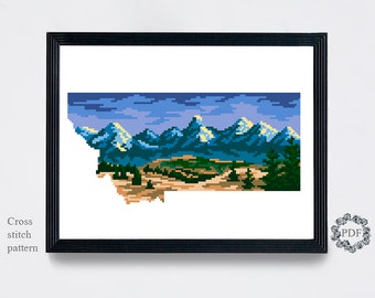 Cross Stitch State | Etsy