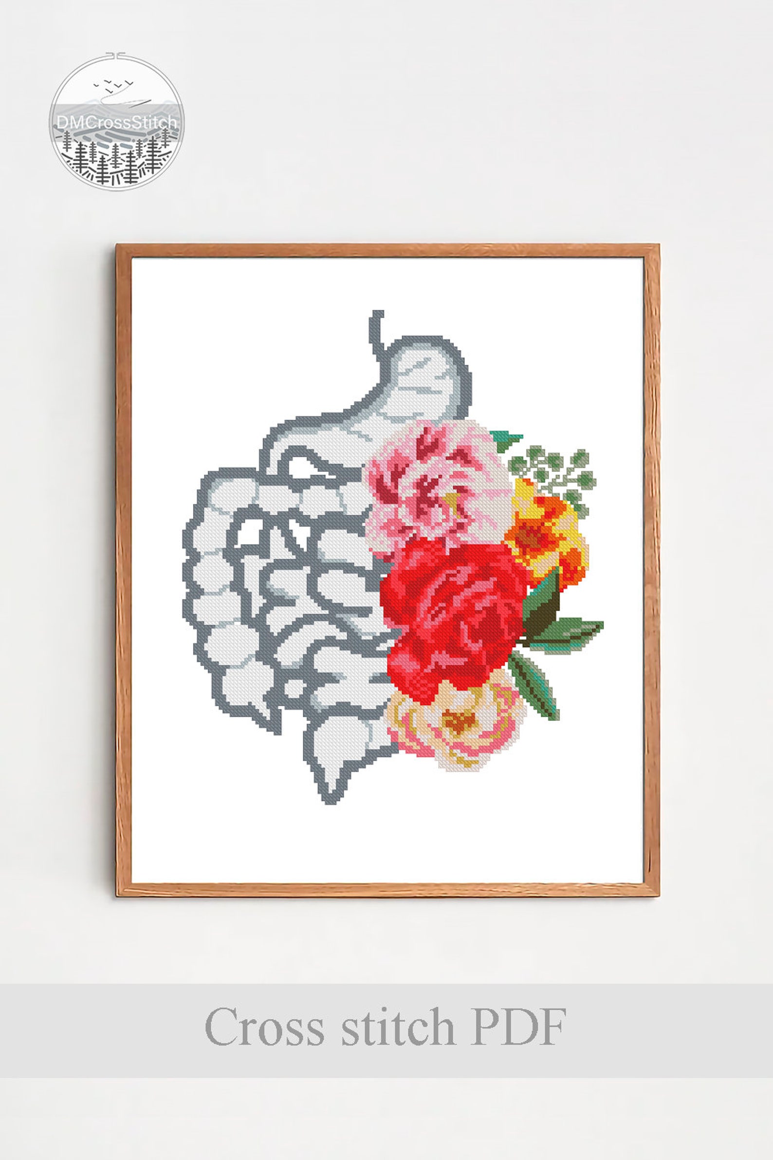 Stomach Modern Cross Stitch Pattern PDF Intestines Anatomy - Etsy
