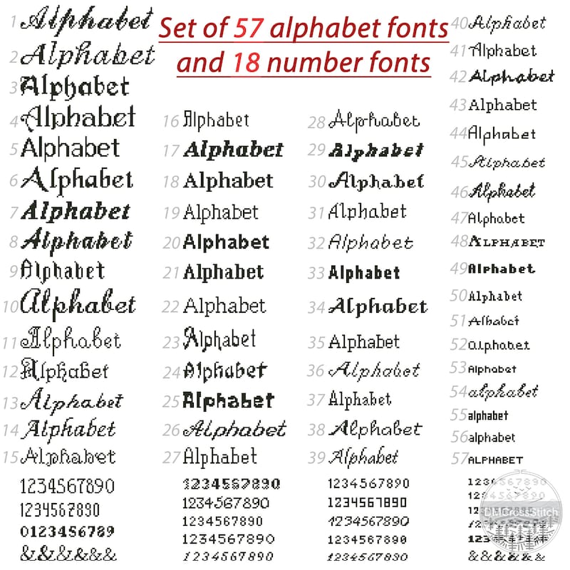 Small Crossstitch Letter - Etsy