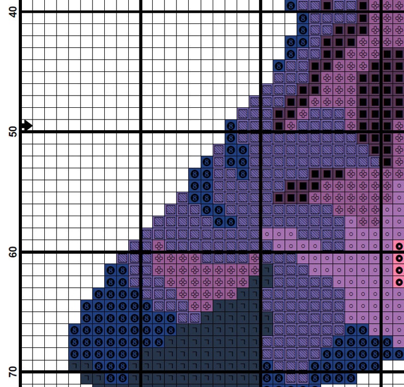 Unicorn Modern Cross Stitch Pattern PDF Fairy Tale Animal | Etsy