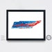 Tennessee State Modern Cross Stitch Pattern PDF, USA Map Counted Cross ...