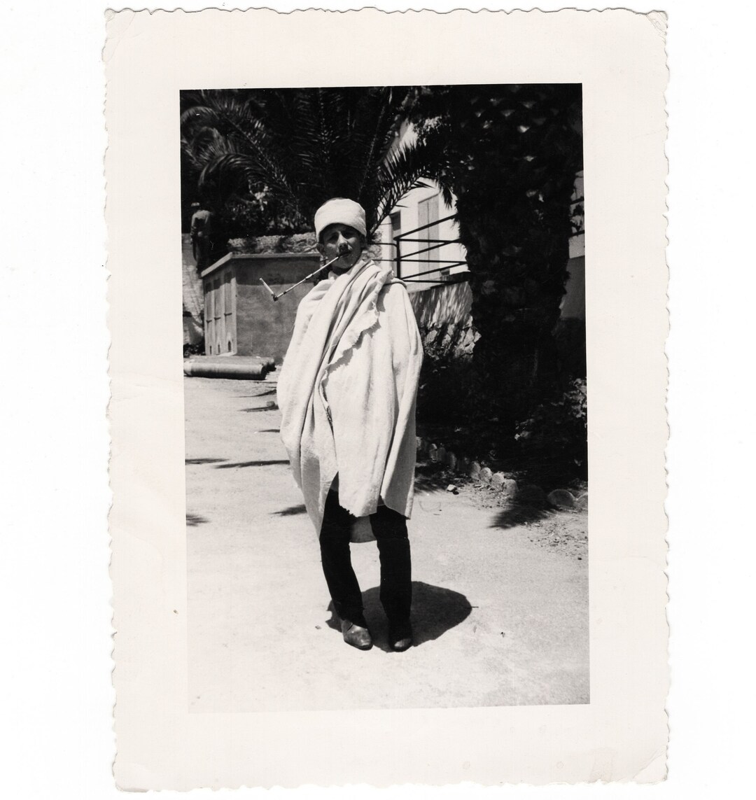 BOY in ORIENTAL COSTUME - 1930's Vintage Found Snapshot Photo, Carnival ...