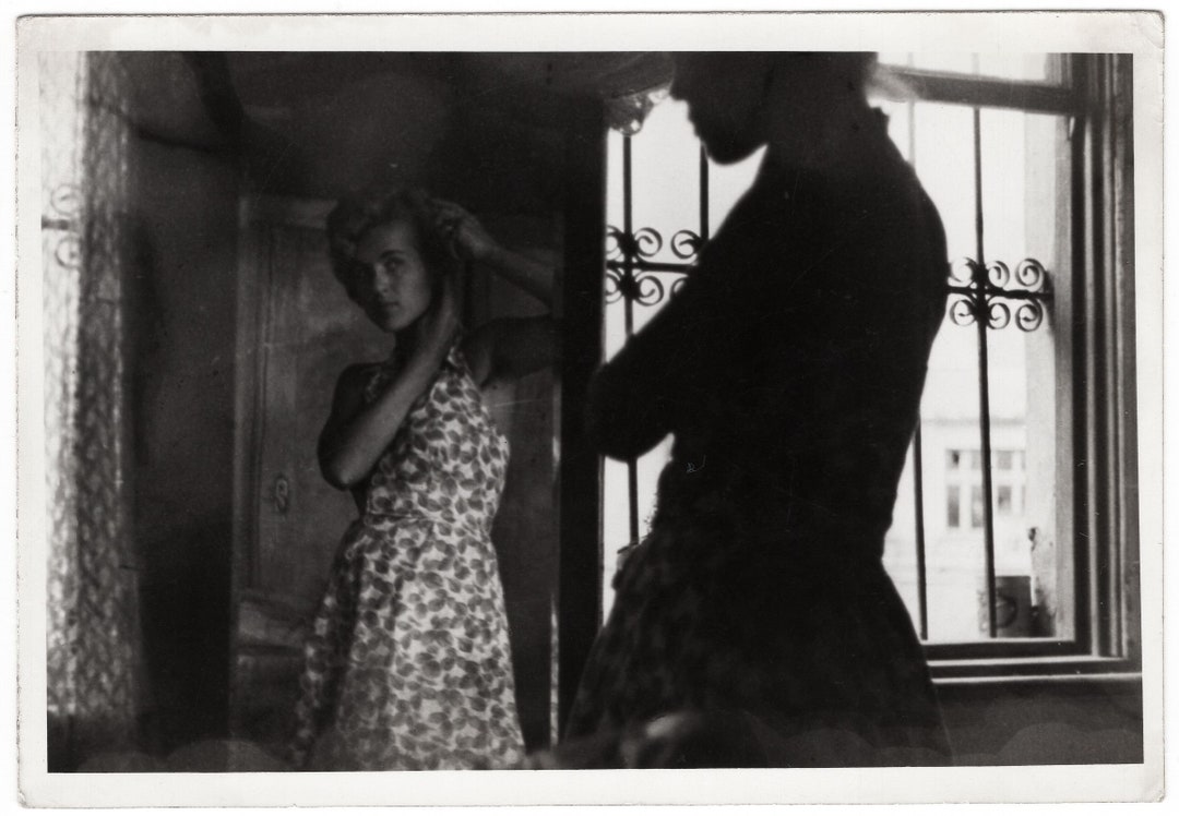 Strange Weird Snapshot - Creepy Domestic Scene Out of Frame- Unusual ...