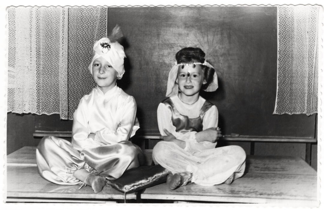 ORIENTAL PRINCE & PRINCESS - Vintage Found Snapshot, Carnival ...