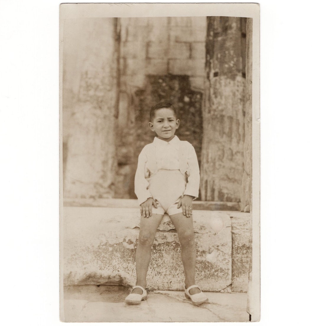 Antique Boy Photo, Greece Greek Little Boy, Funny Child Portrait, Boys ...
